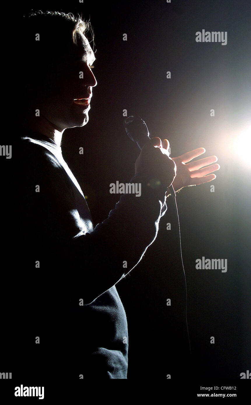 Photo illustration of a generic comedian taken in studio in Walnut ...