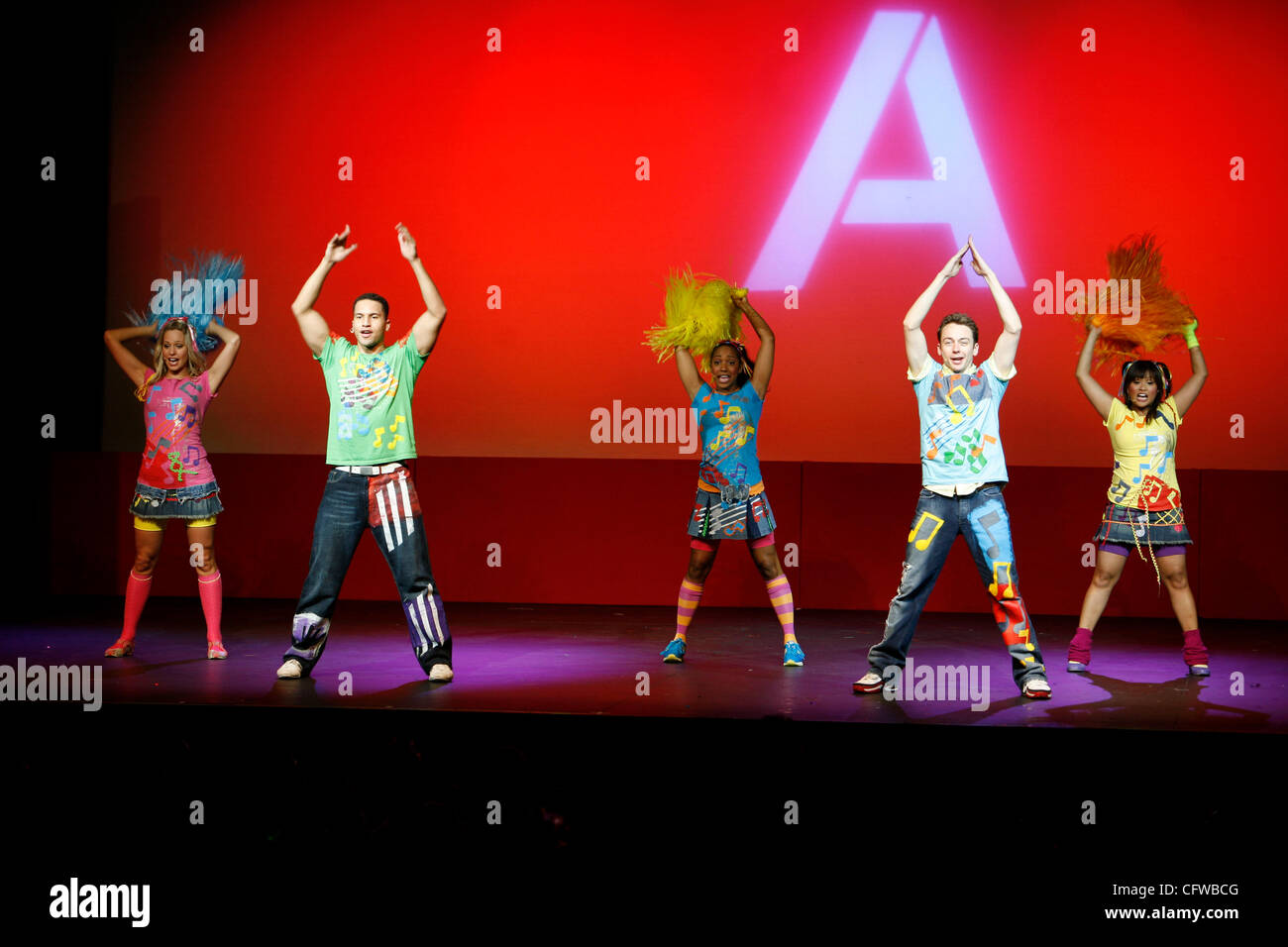 Australian kid's group "Hi5" performing at The Nokia Theater on ...