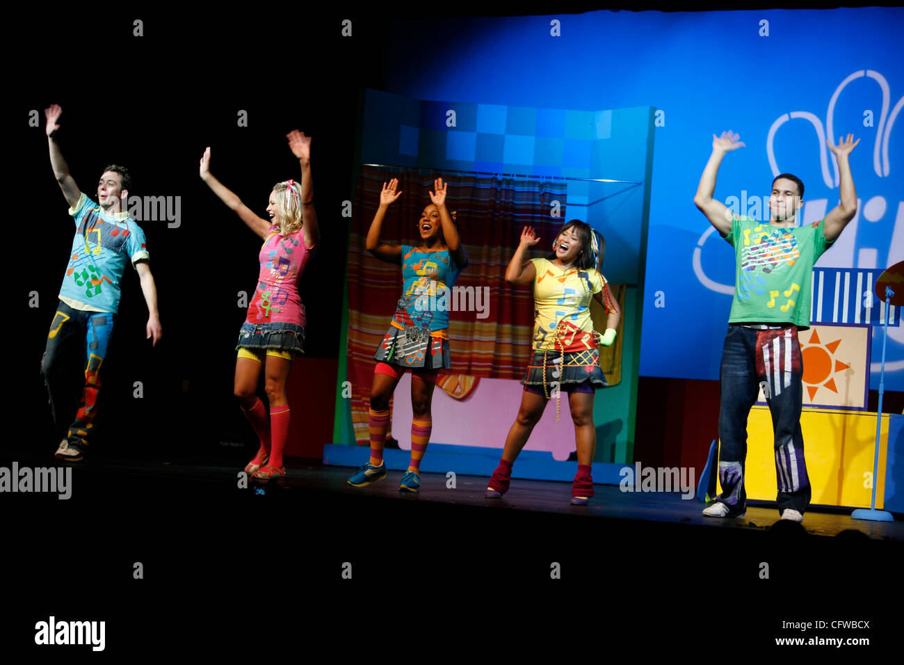 Australian kid's group "Hi5" performing at The Nokia Theater on ...