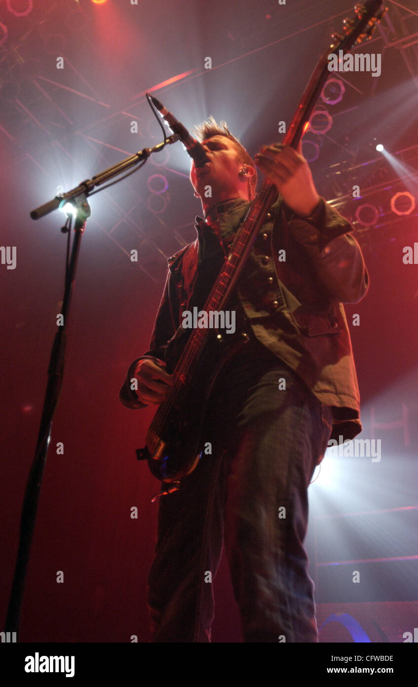 Feb. 17, 2007; Myrtle Beach, SC USA; Bass Guitarist MIKE RODDEN of the ...