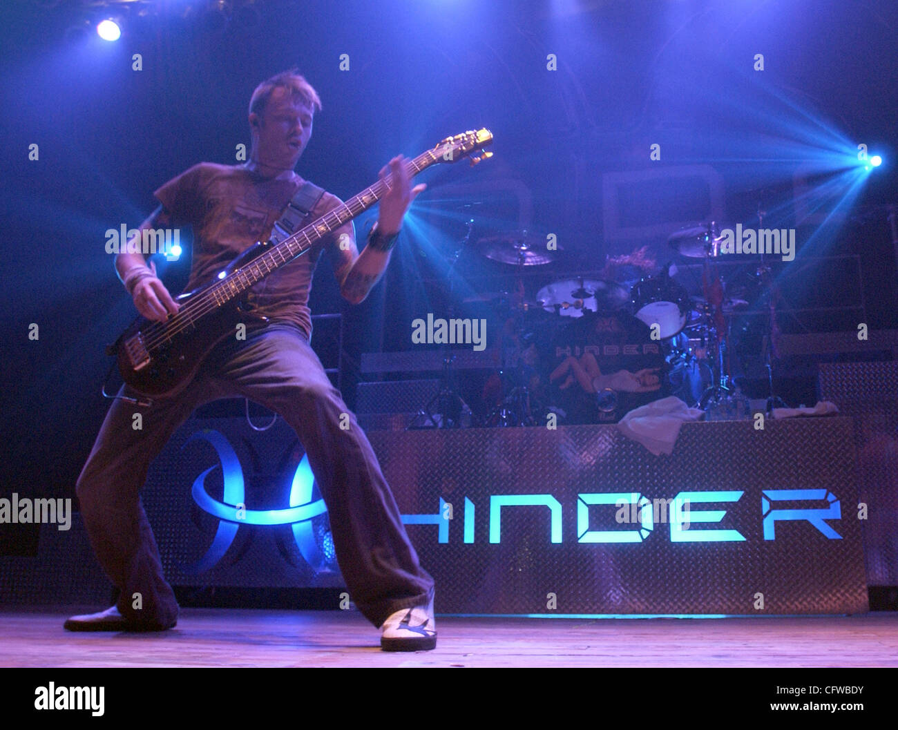 Feb. 17, 2007; Myrtle Beach, SC USA; Bass Guitarist MIKE RODDEN of the ...