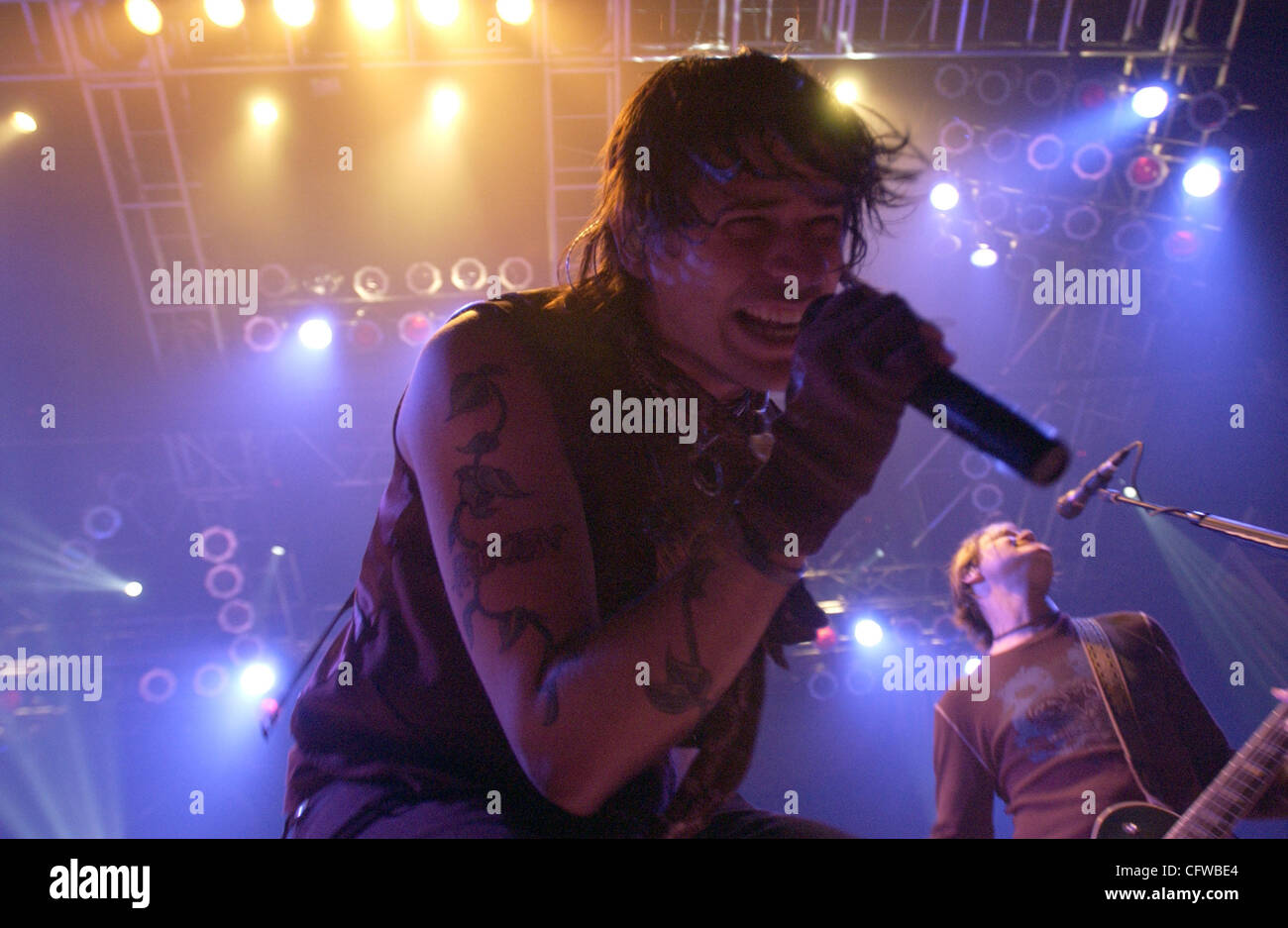 Feb. 17, 2007; Myrtle Beach, SC USA; Singer AUSTIN WINKLER of the band ...