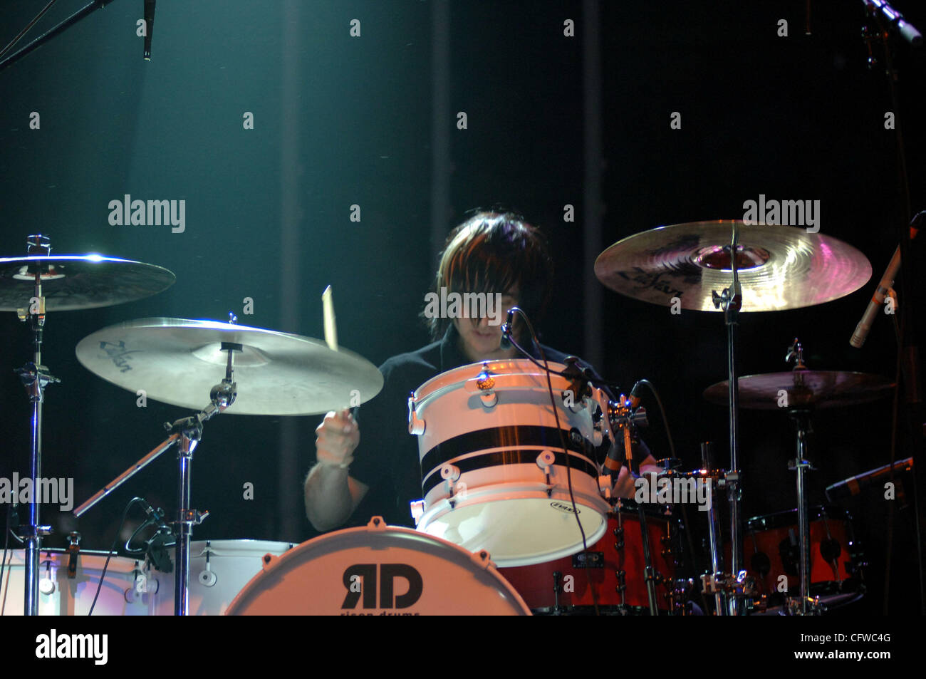 Feb 18, 2007 - Norfolk, VI, USA - Drummer DANIEL BIRO of Hawk Nelson ...