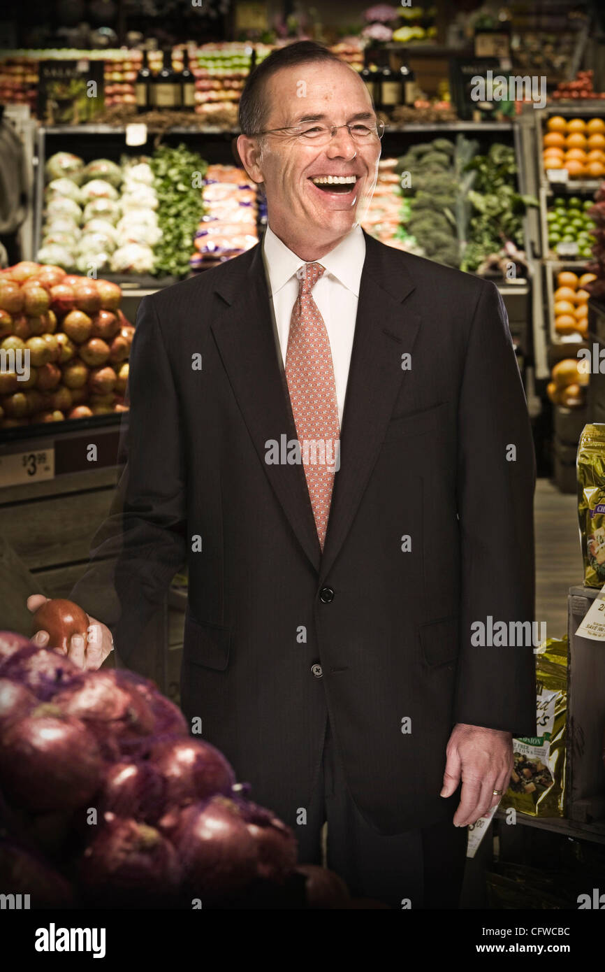 Feb 19, 2007 - Alamo, California, USA - Safeway CEO STEVEN BURD poses ...