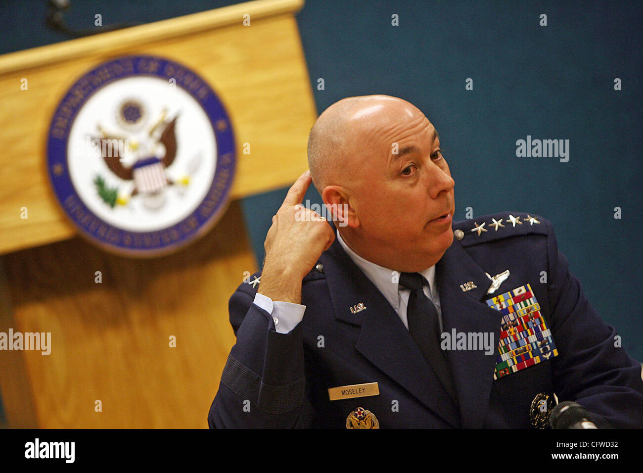 Feb 21, 2007 - New York, NY, USA - Air Force General T. MICHAEL MOSELEY ...