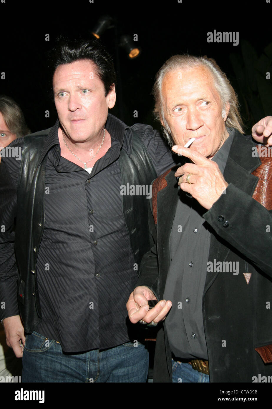 Feb 21, 2007; Los Angeles, CA, USA; MICHAEL MADSEN and DAVID CARRADINE ...