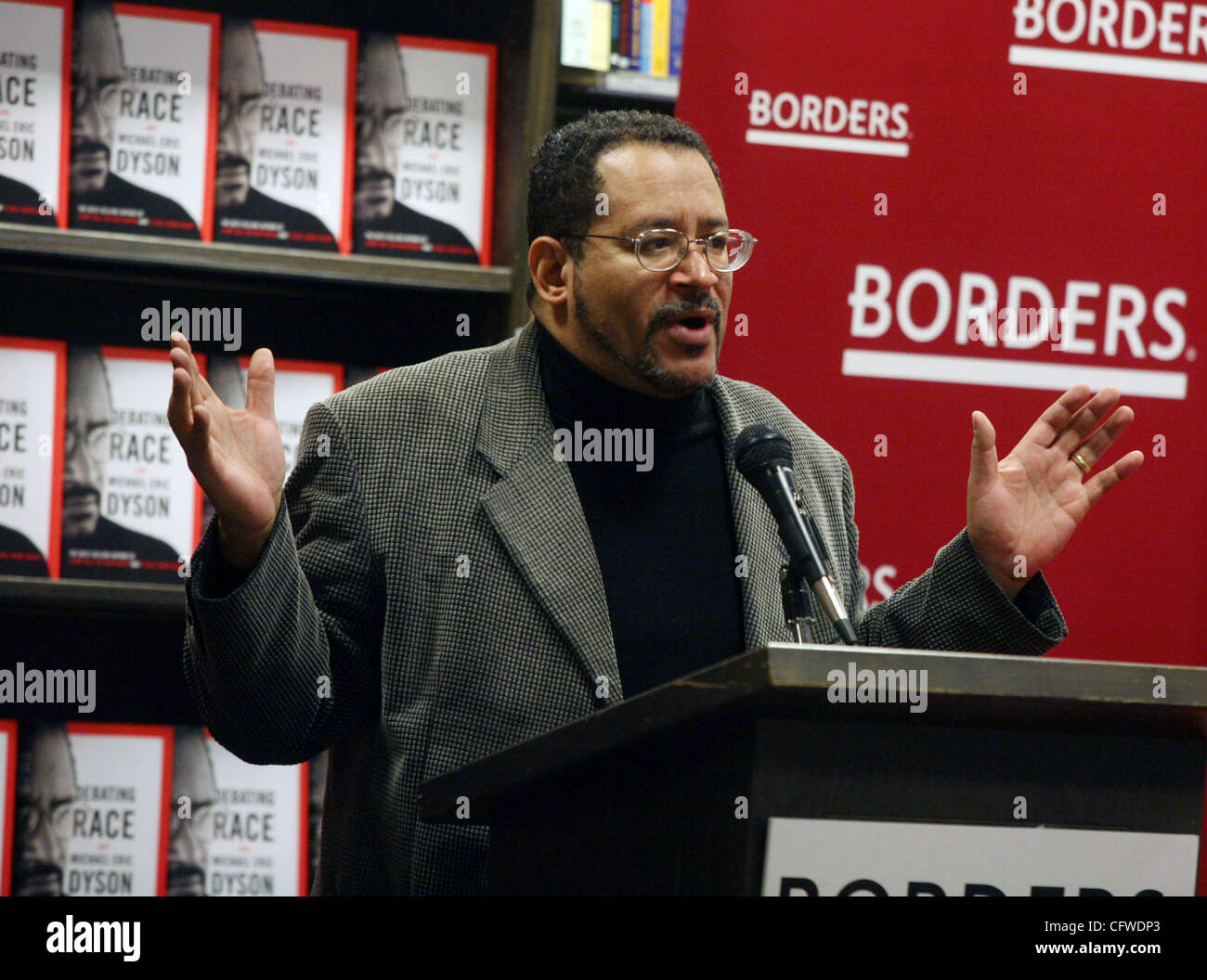 Feb 21, 2007; New York, NY, USA; Author MICHAEL ERIC DYSON promotes his ...