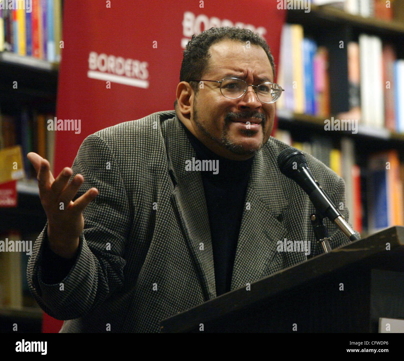 Feb 21, 2007; New York, NY, USA; Author MICHAEL ERIC DYSON promotes his ...