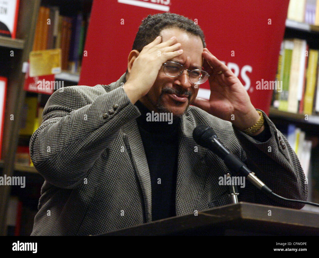 Feb 21, 2007; New York, NY, USA; Author MICHAEL ERIC DYSON promotes his ...