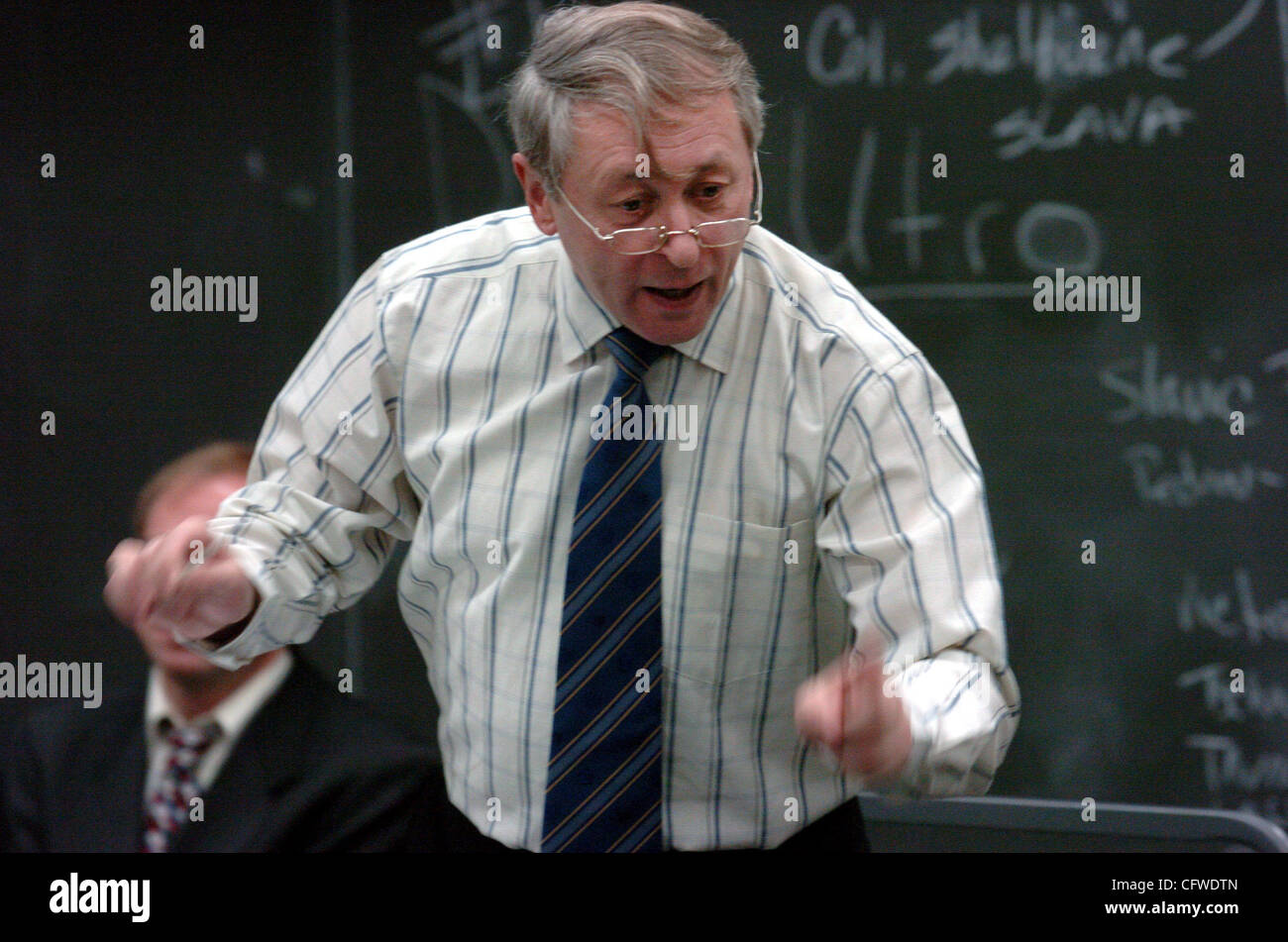 Russian conductor Colonel Nikolay Uschapovsky former conductor of the military band of ...