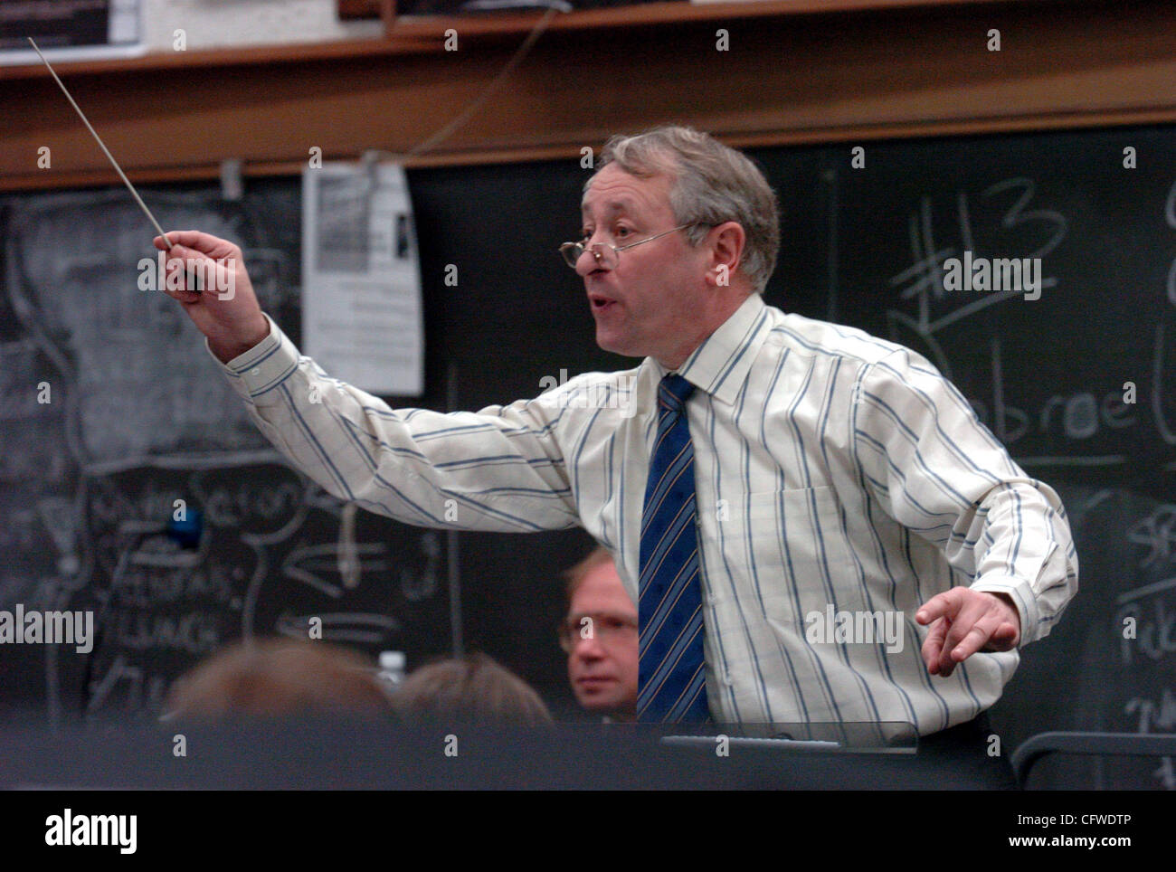 Russian conductor Colonel Nikolay Uschapovsky former conductor of the military band of ...