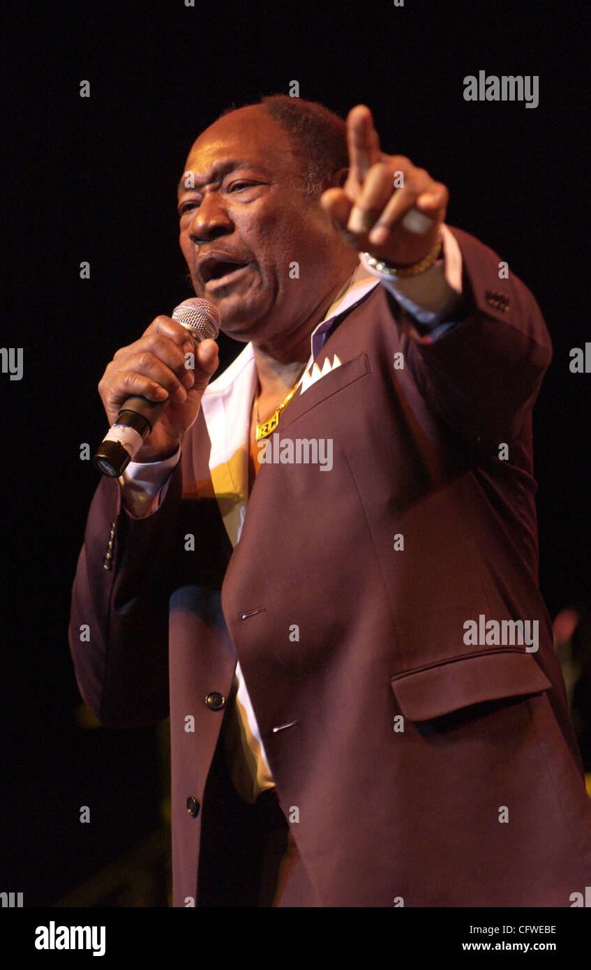 Singer roy c performs live as his 2007 hi-res stock photography and ...