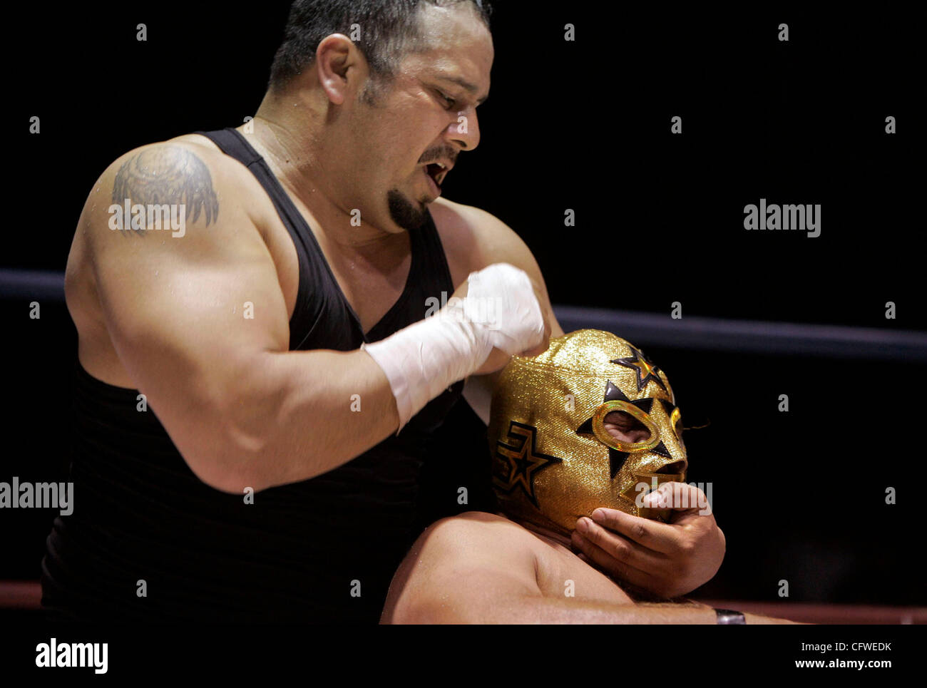 February 23, 2007, Tijuana, Baja California, Mexico At Lucha Libre pro ...