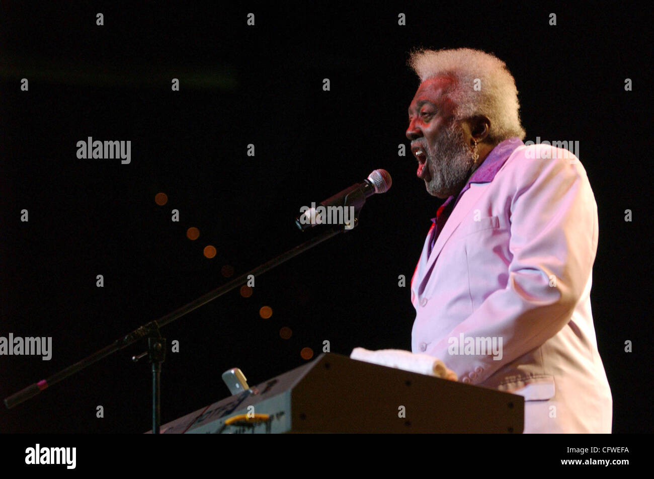 Feb. 23, 2007 Raleigh, NC; USA Singer BENNY LATIMORE of the band ...