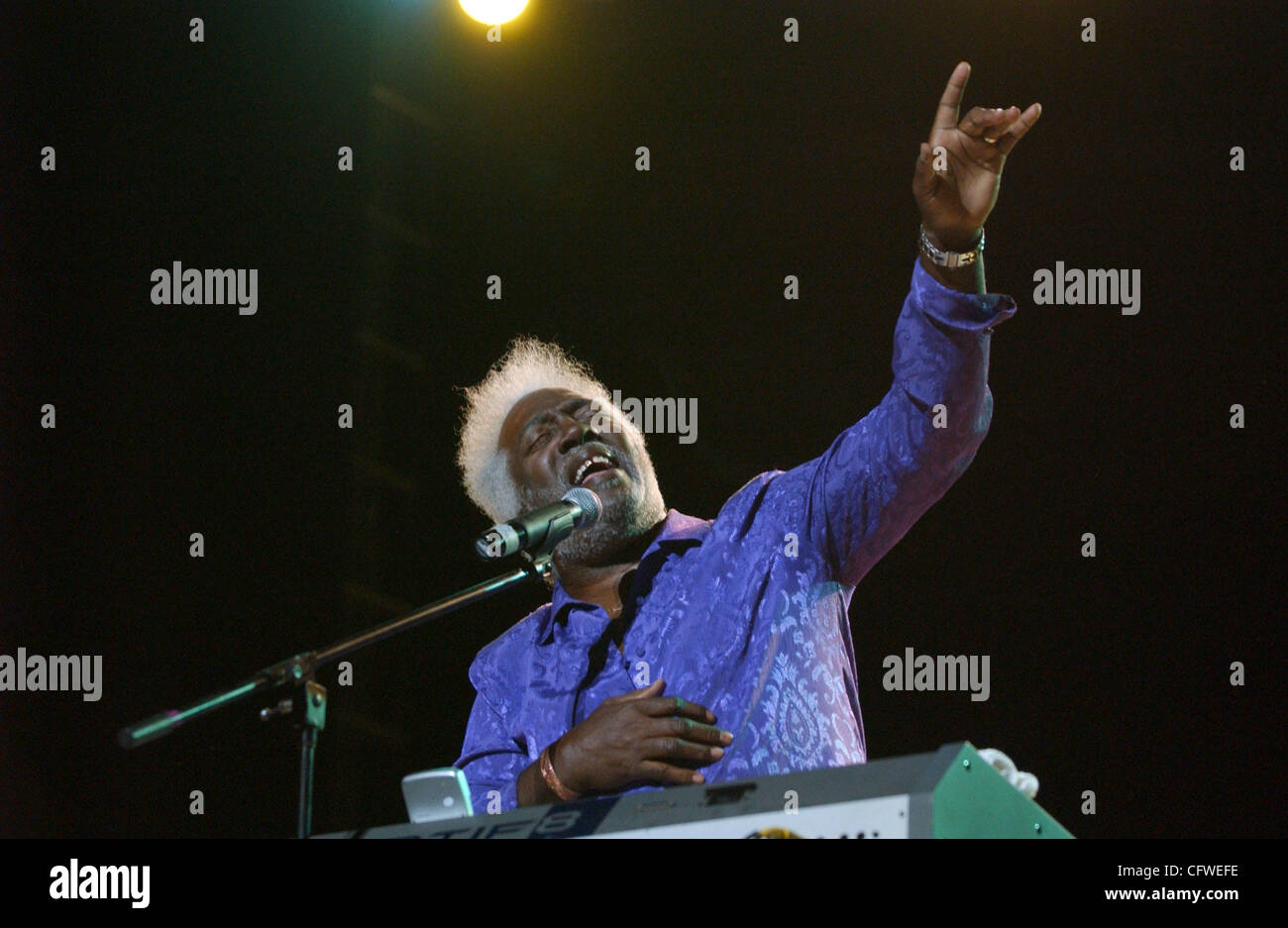 Feb. 23, 2007 Raleigh, NC; USA Singer BENNY LATIMORE of the band ...
