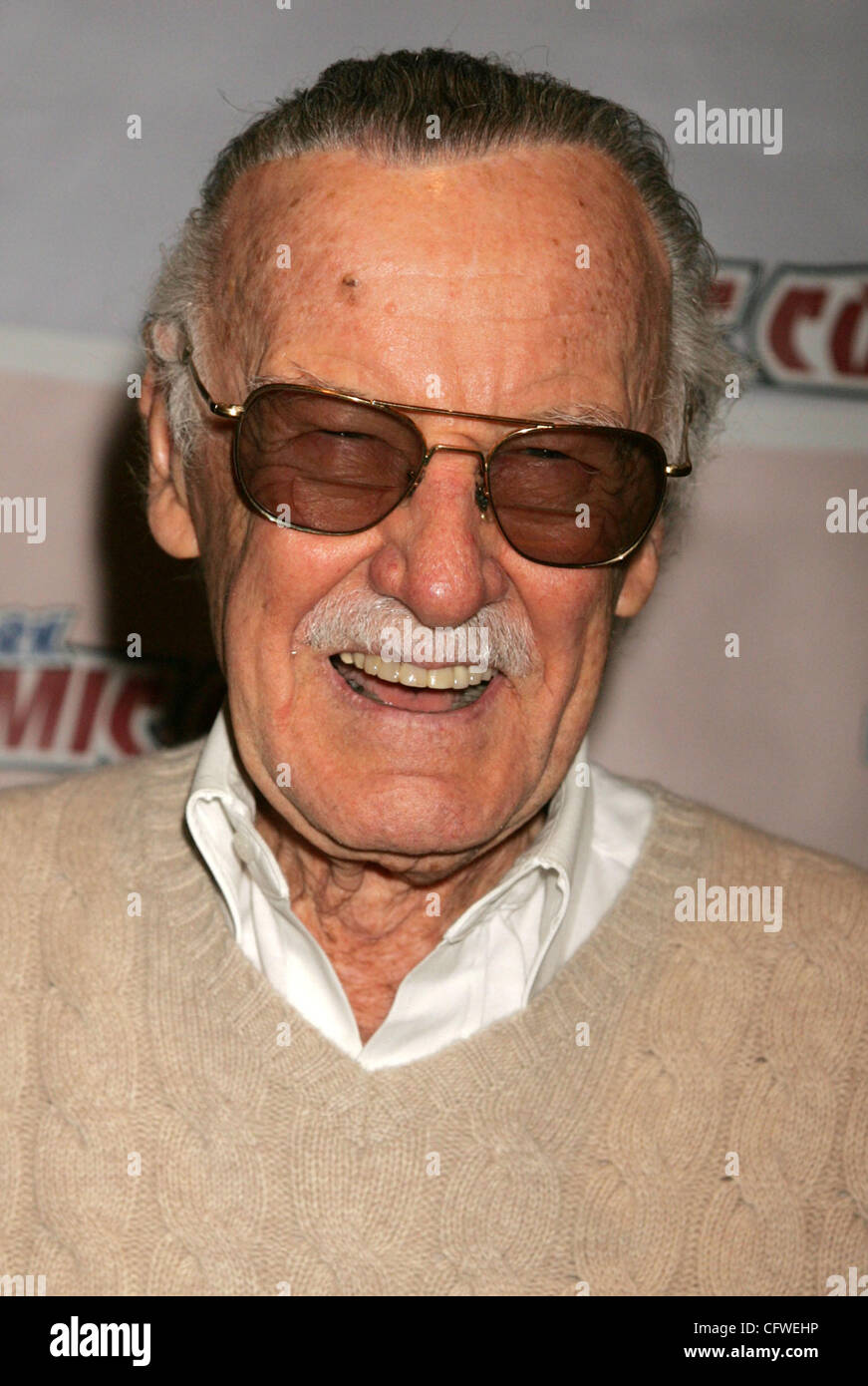 Feb 23, 2007; New York, NY, USA; Comic book artist STAN LEE at the New ...