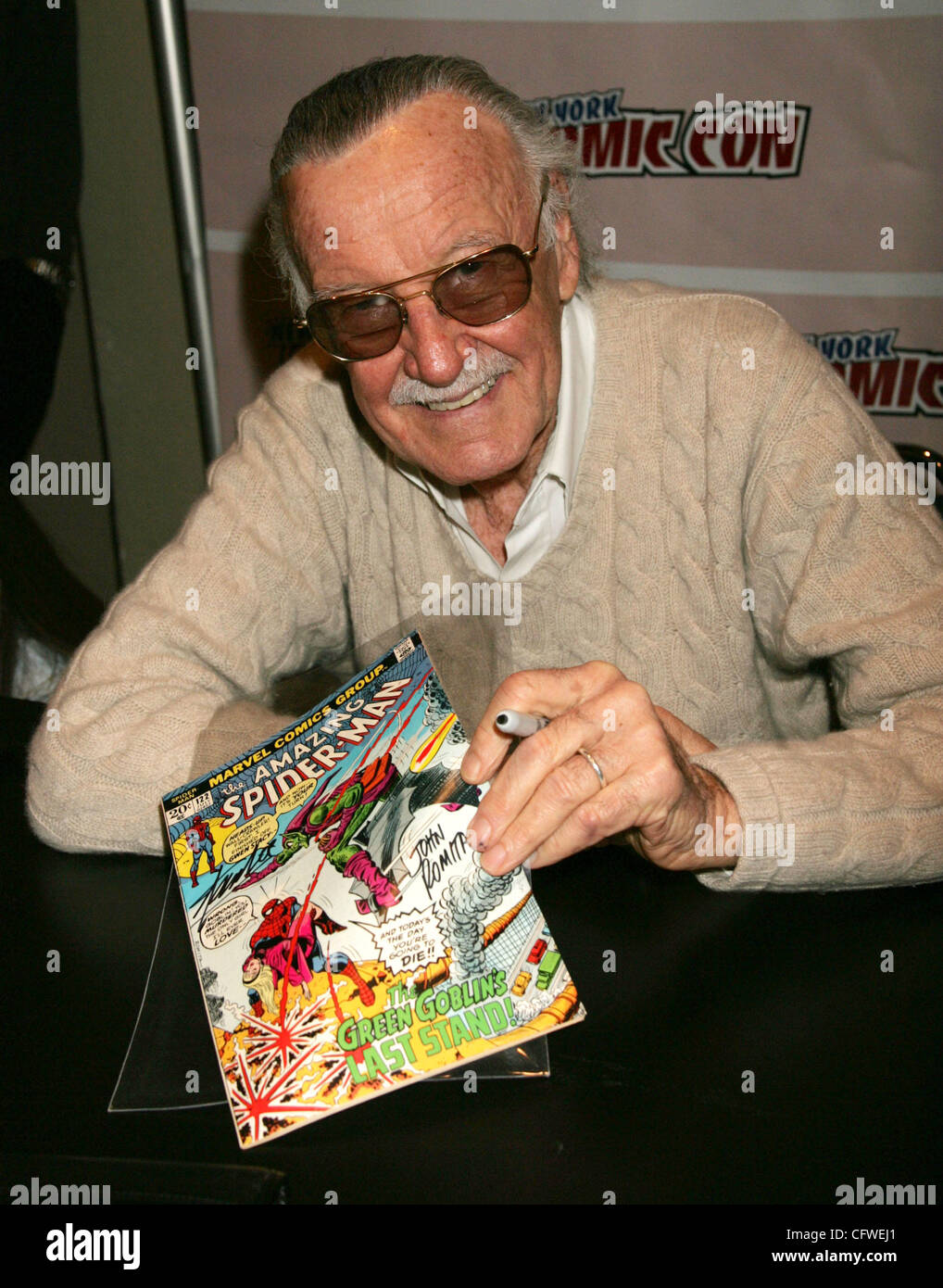 Feb 23, 2007; New York, NY, USA; Comic book artist STAN LEE at the New ...