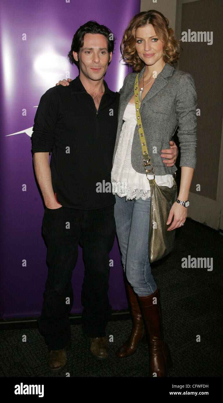 Feb 24, 2007; New York, NY, USA; Actress TRICIA HELFER and actor JAMES ...