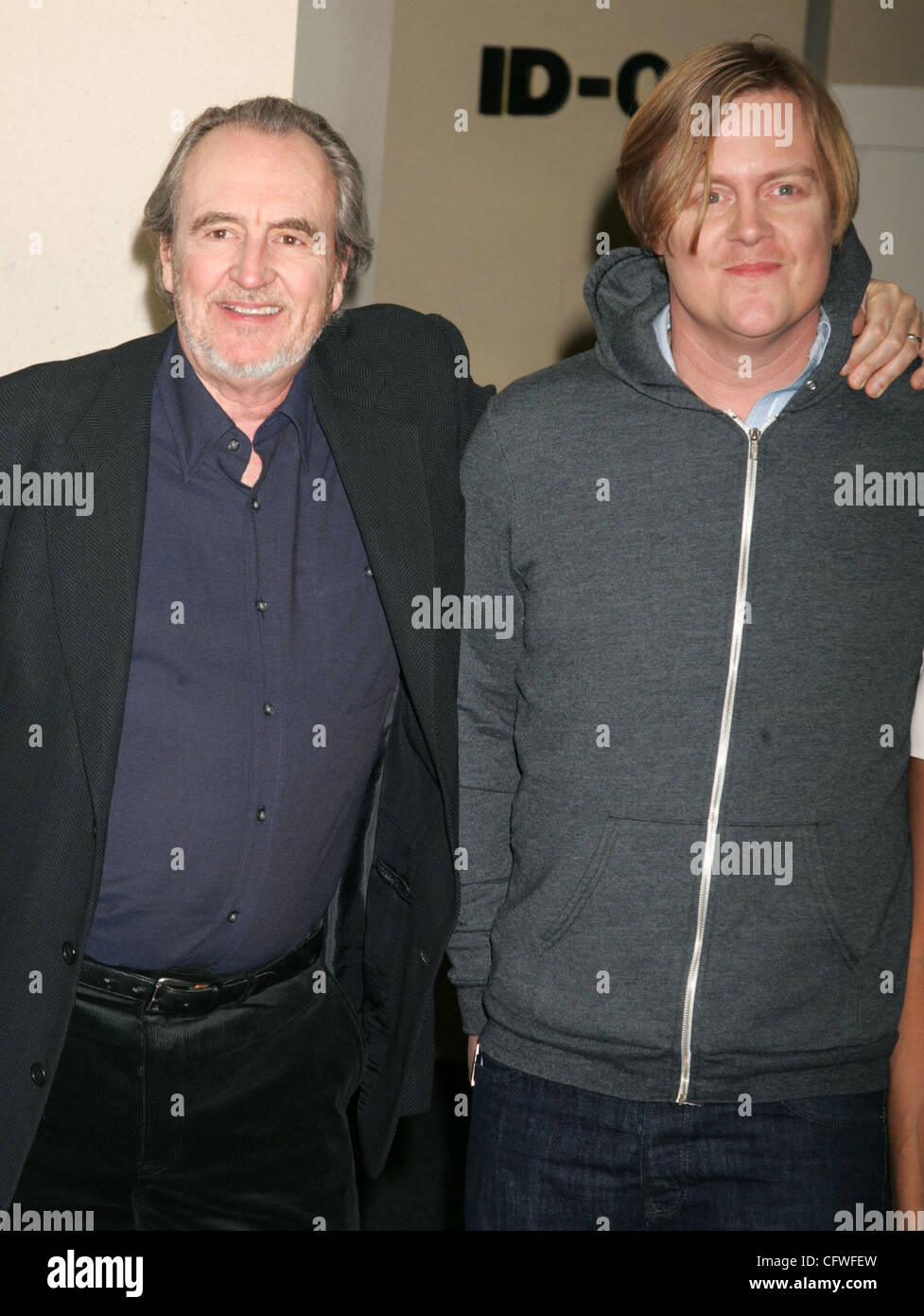 Feb 24, 2007; New York, NY, USA; Directors WES CRAVEN and his son ...