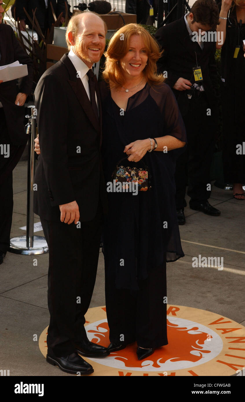 Feb 25, 2007 - West Hollywood, CA, USA - RON HOWARD and wife Cheryl ...