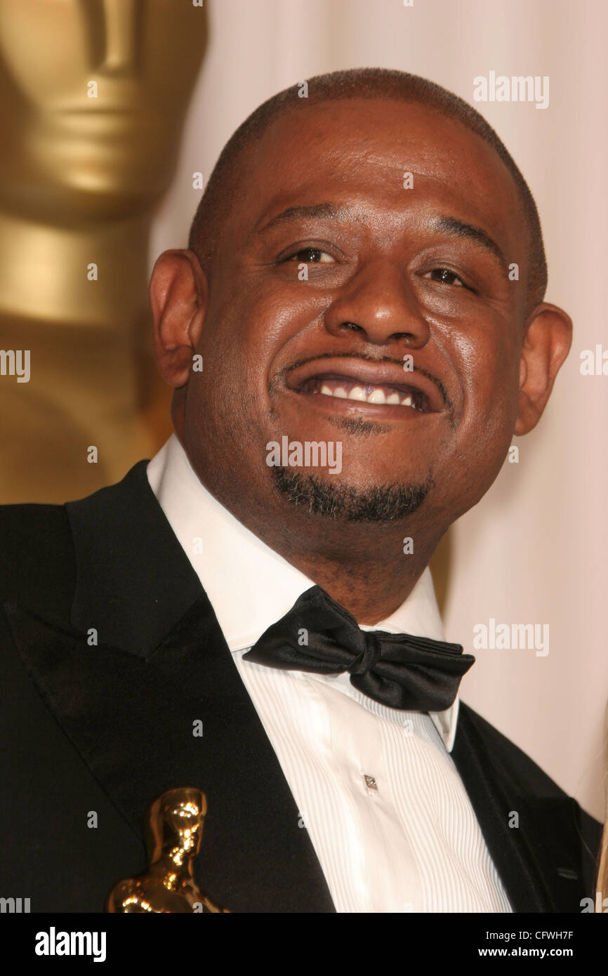 Feb 25, 2007 - Los Angeles, CA, USA - Actor FOREST WHITAKER with his ...