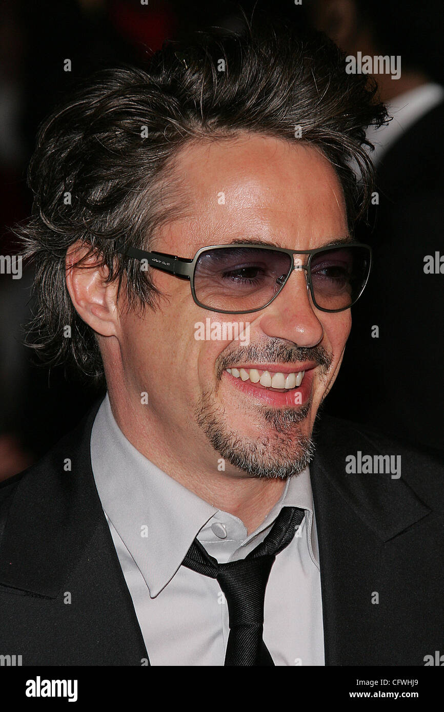 © 2007 Jerome Ware/Zuma Press ROBERT DOWNEY JR. during arrivals at the ...