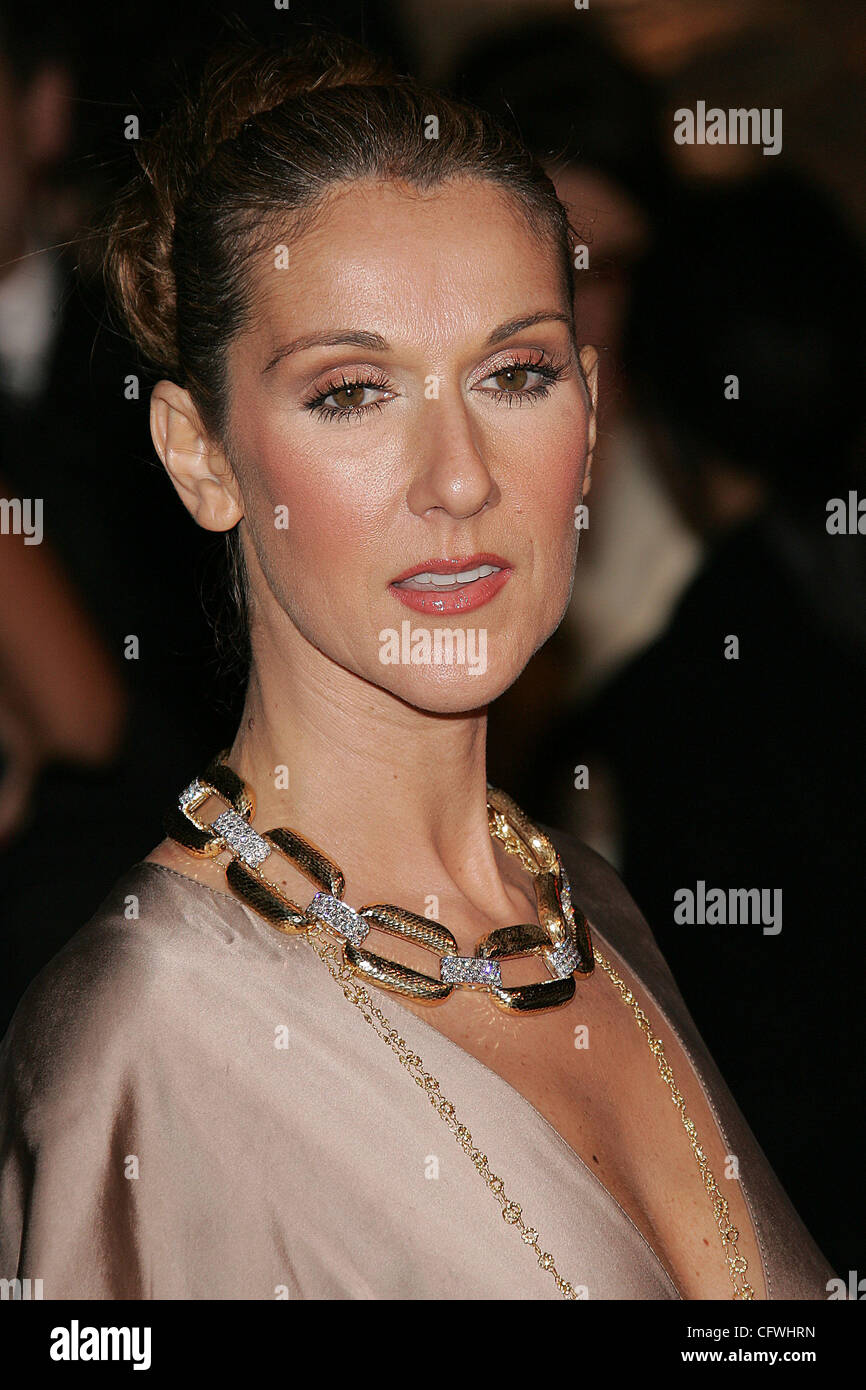 © 2007 Jerome Ware/Zuma Press Singer CELINE DION during arrivals at the ...