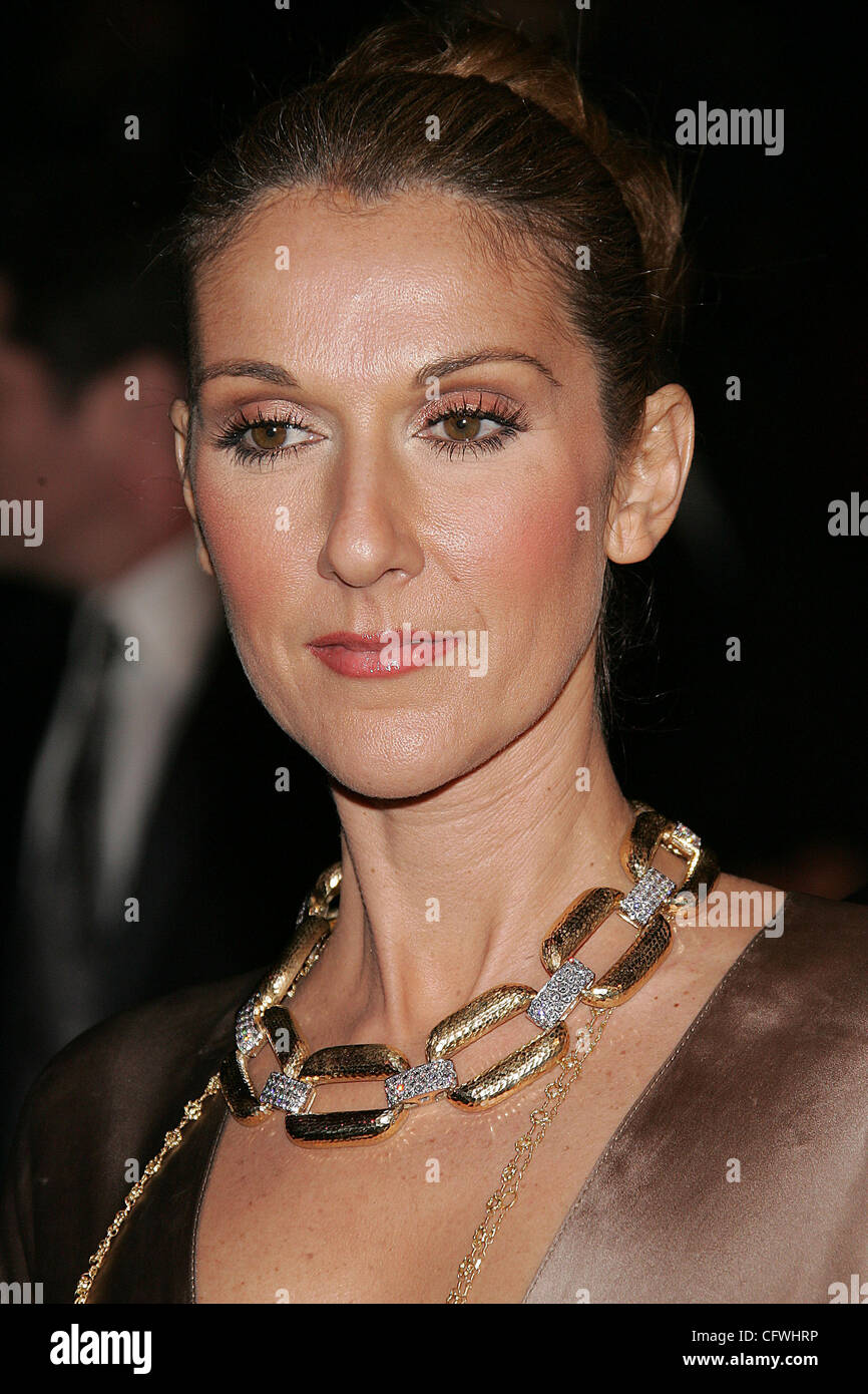 © 2007 Jerome Ware/Zuma Press Singer CELINE DION during arrivals at the ...