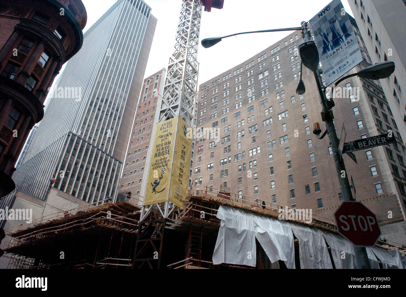 The construction site of developer Andre Balazs' William Beaver House ...