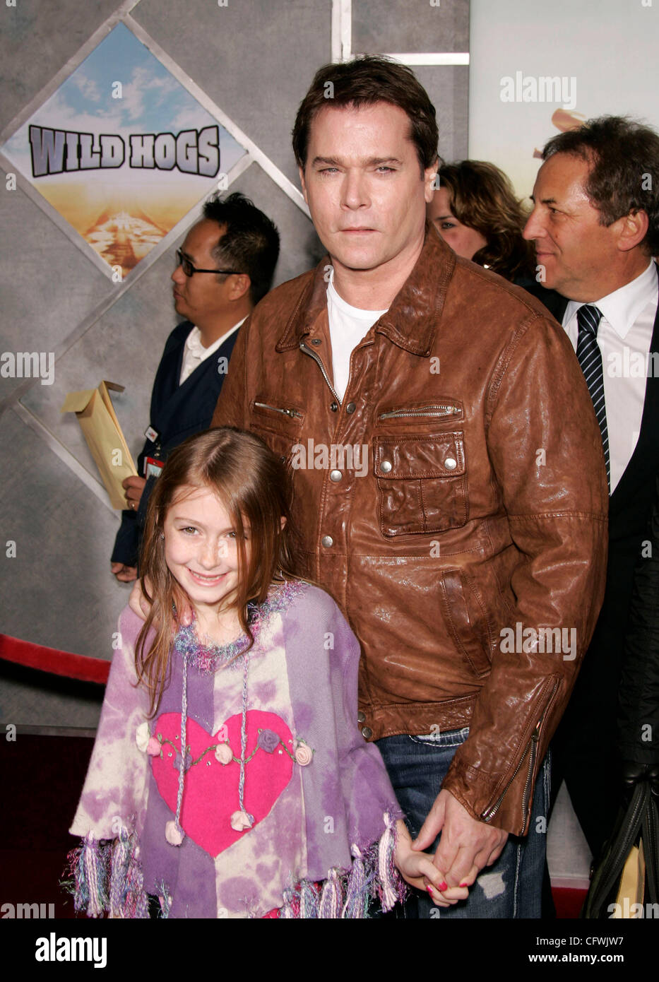 Feb 27, 2007; Hollywood, California, USA; Actor RAY LIOTTA & Daughter ...