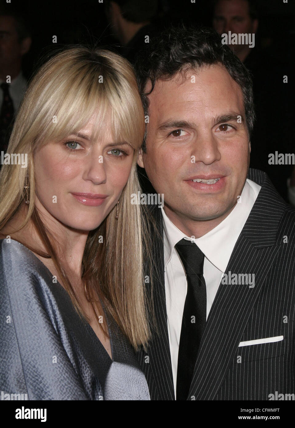 Feb 28, 2007; Hollywood, CA, United States; Actor MARK RUFFALO and wife ...
