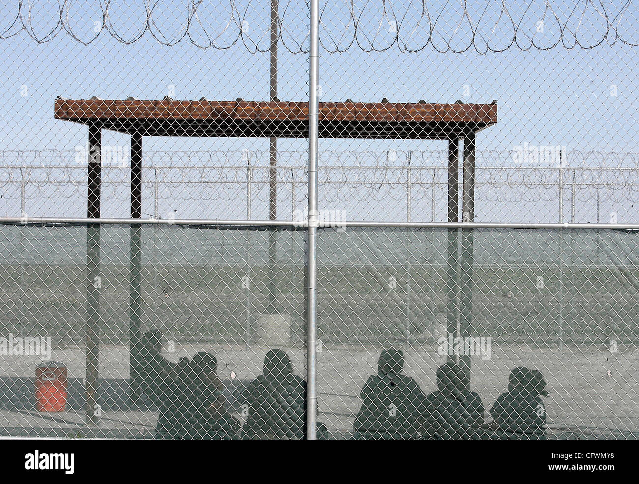METRO- Female Immigrant detainees in the recreation area at the new ...