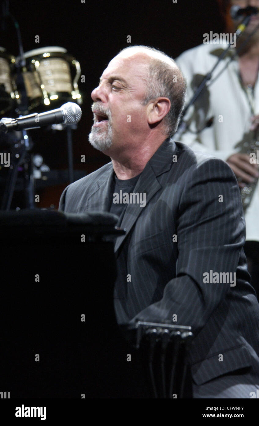 Mar. 3, 2007; Raleigh, NC USA; Legendary Musician BILLY JOEL performs ...