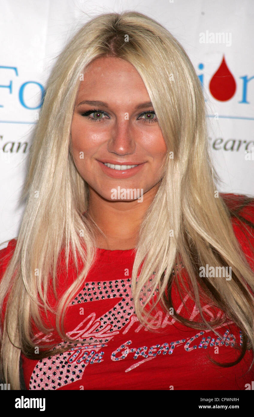 Mar 04, 2007; New York, NY, USA; Singer BROOKE HOGAN at the TJ Martell ...