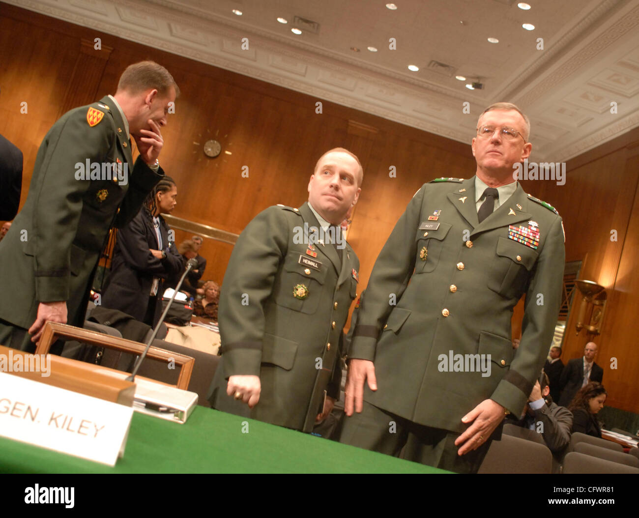 MARCH 3, 2007, WASHINGTON, D.C., LT. GEN. KEVIN KILEY, U.S. Army ...
