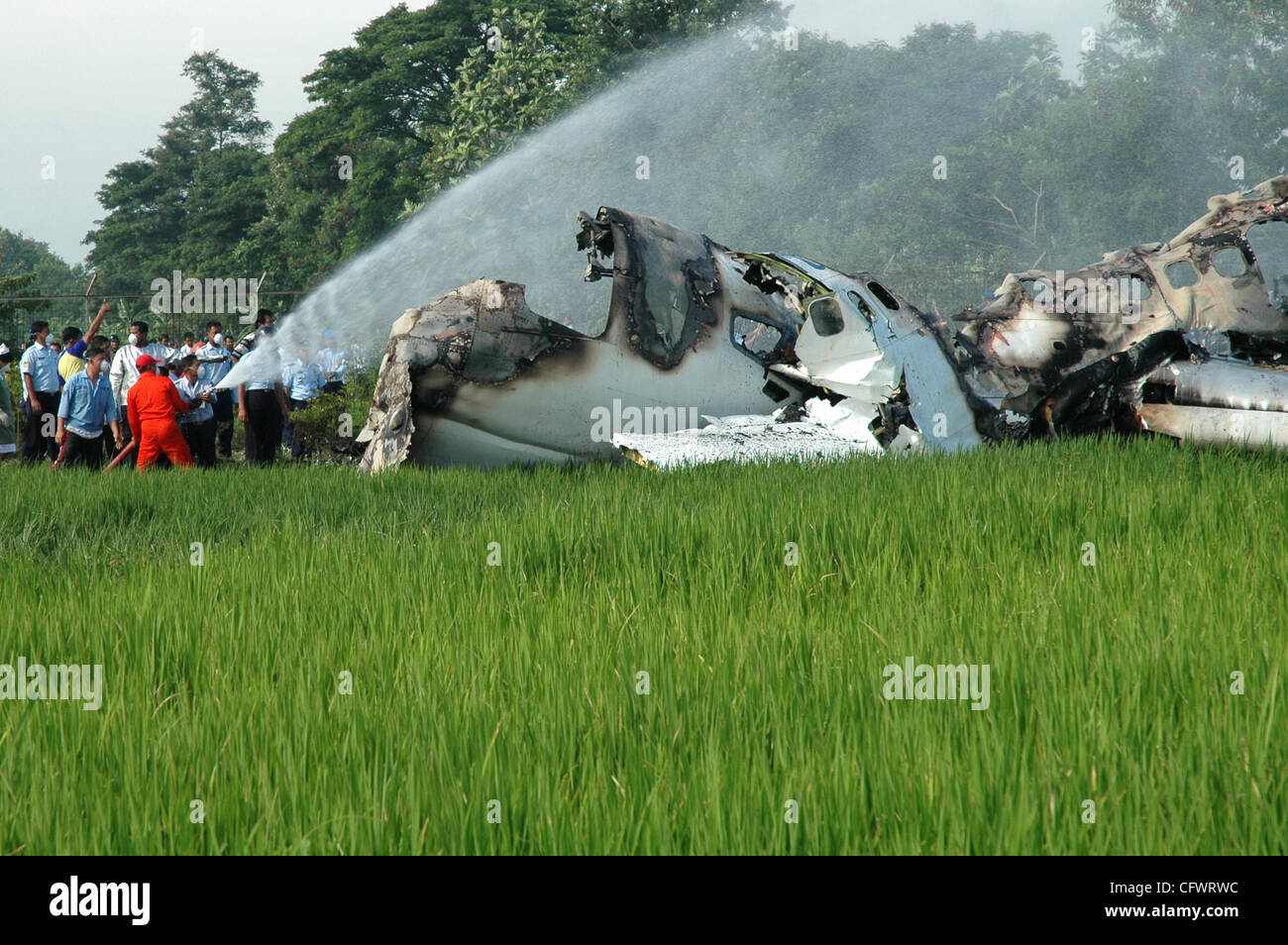 March 7, 2007 Jogyakarta, Indonesia Garuda Airline Flight GA200 from ...