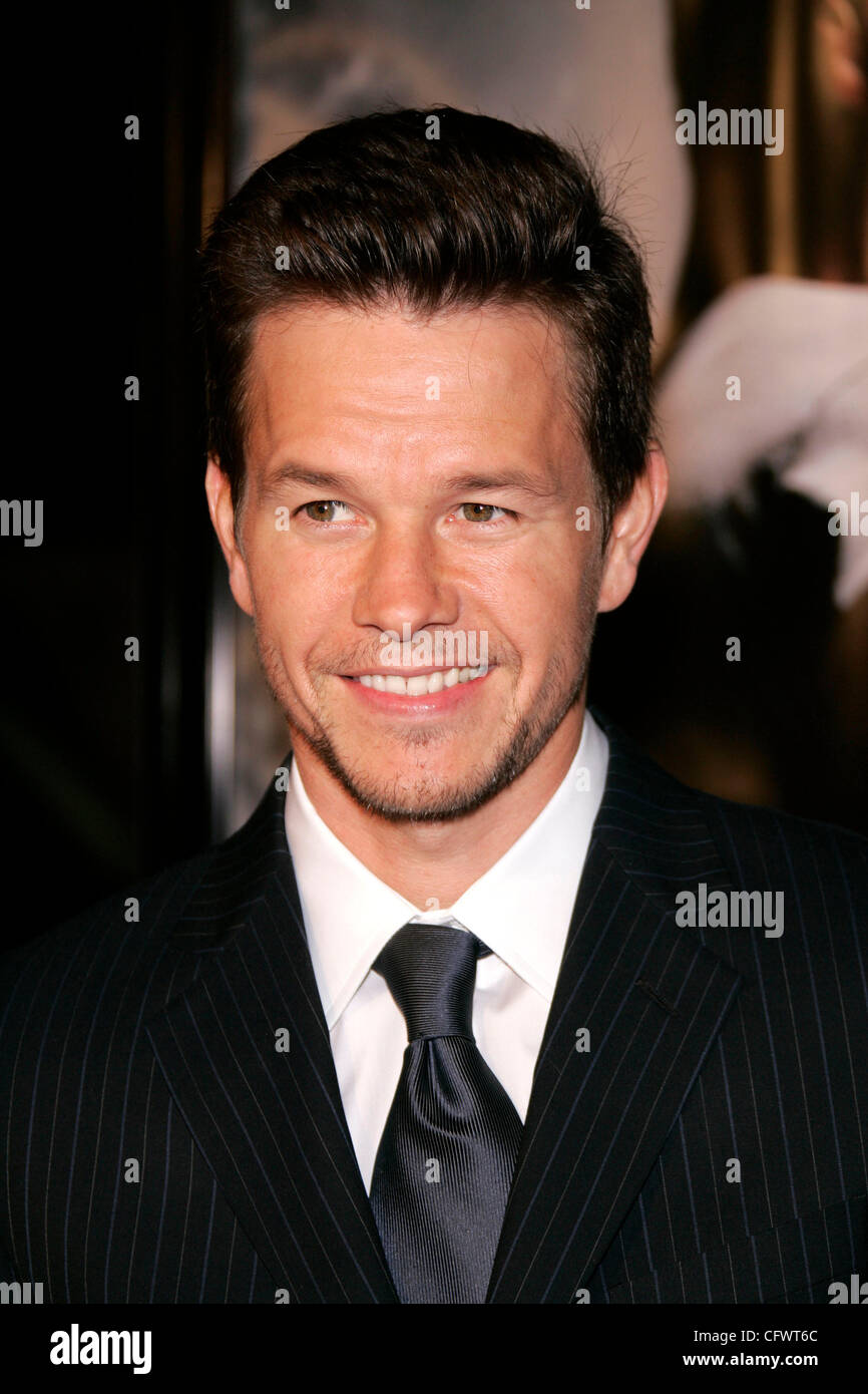 Mar 8, 2007; Westwood, California, USA; Actor MARK WAHLBERG at the ...
