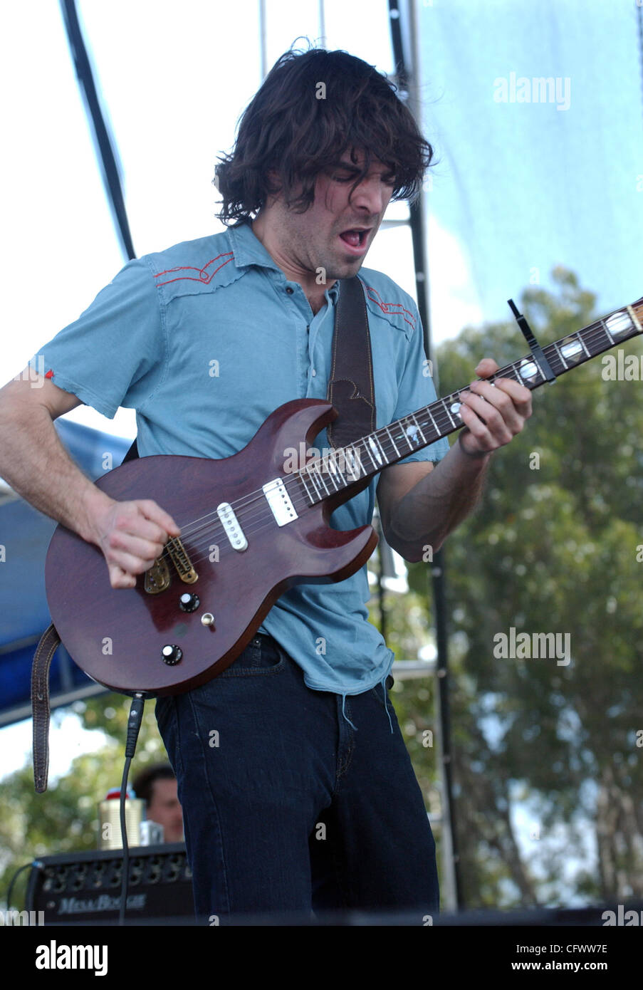Mar. 10, 2007; Sunrise, FL., USA; Guitarist BRAD BARR of the band THE ...