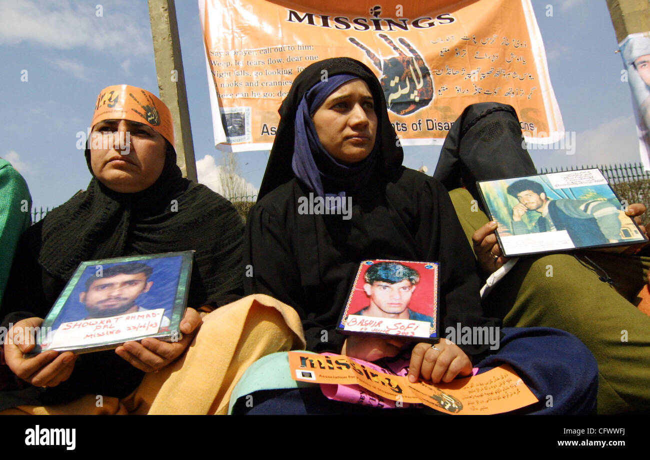 Association of all parents disappeared persons(APDP ) Hold Pictures of ...