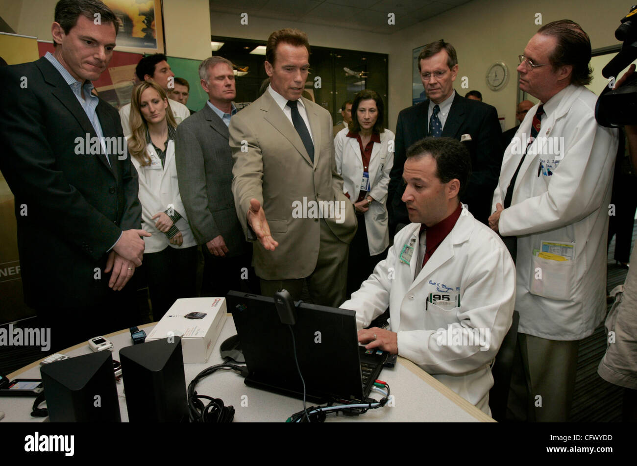 March 14, 2007, San Diego,-UCSD physician Dr. PATRICK LYDEN, seated ...