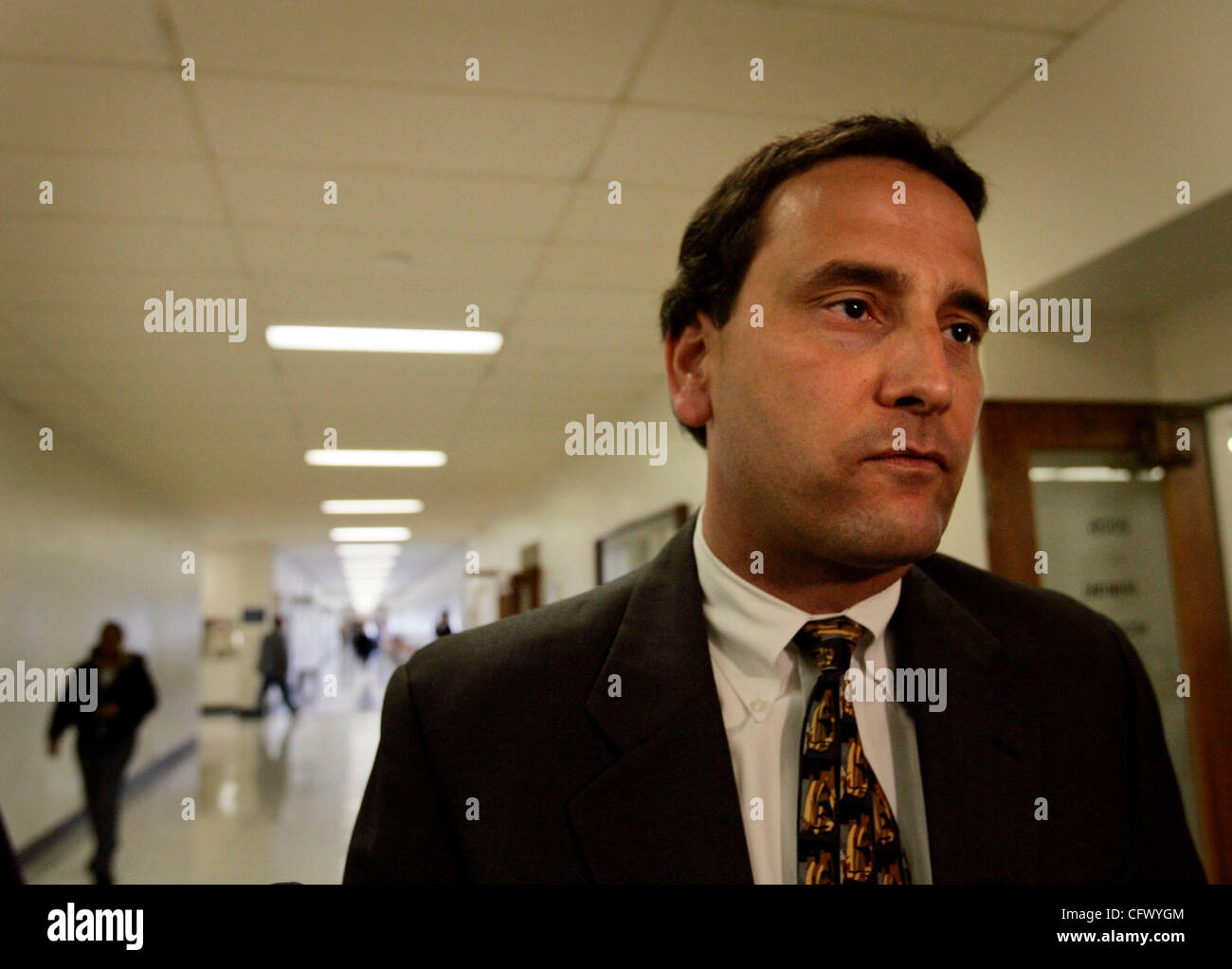 March 14, 2007, San Diego, California, USA.. After the arraignment ...