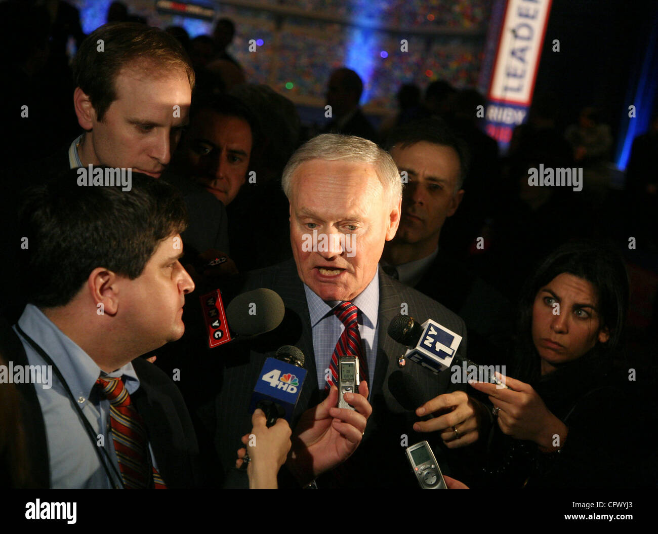Mar 14, 2007; New York, NY, USA; Former Police Commissioner HOWARD ...