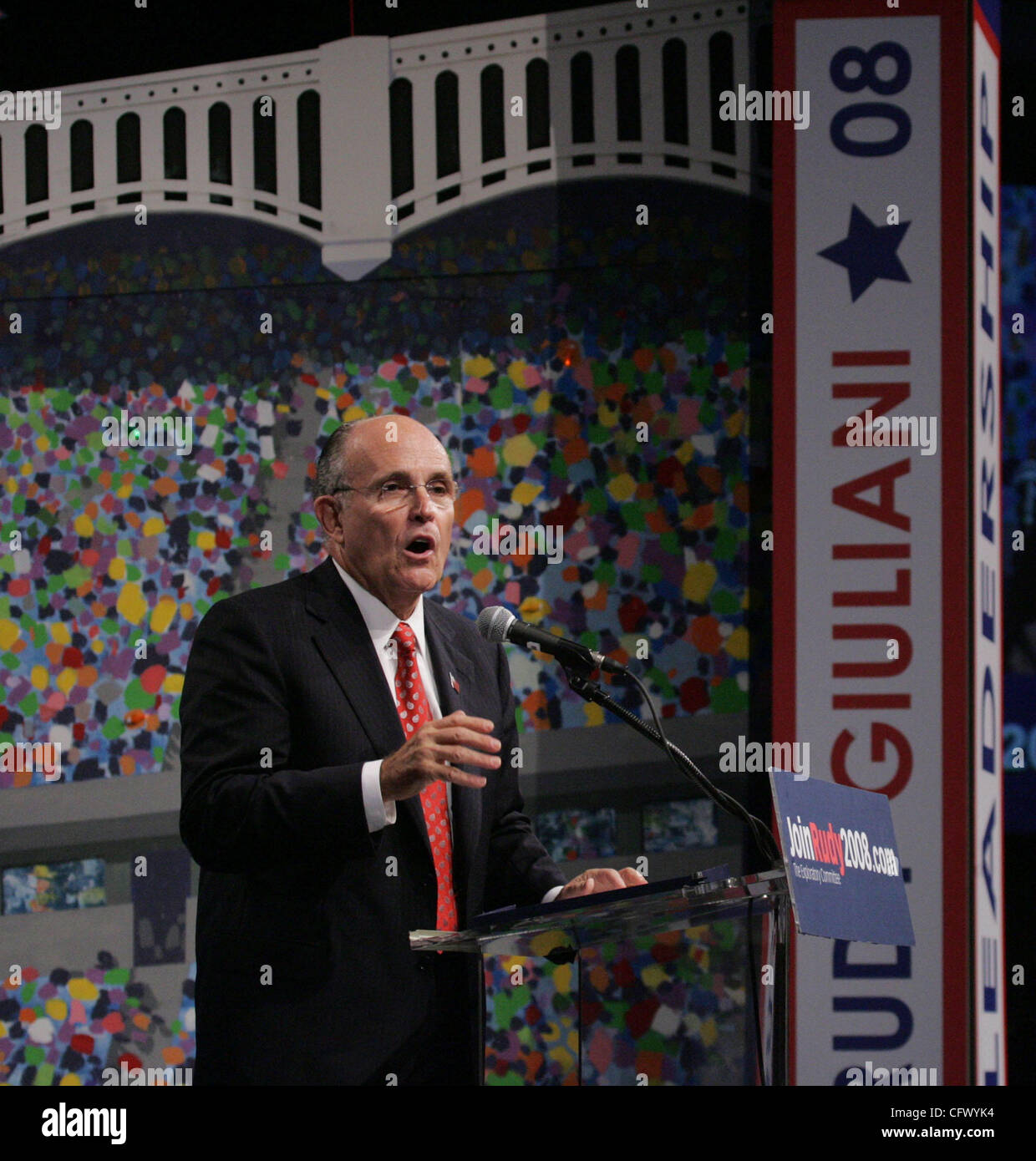 Mar 14, 2007; New York, NY, USA; Possible Presidential candidate and ...
