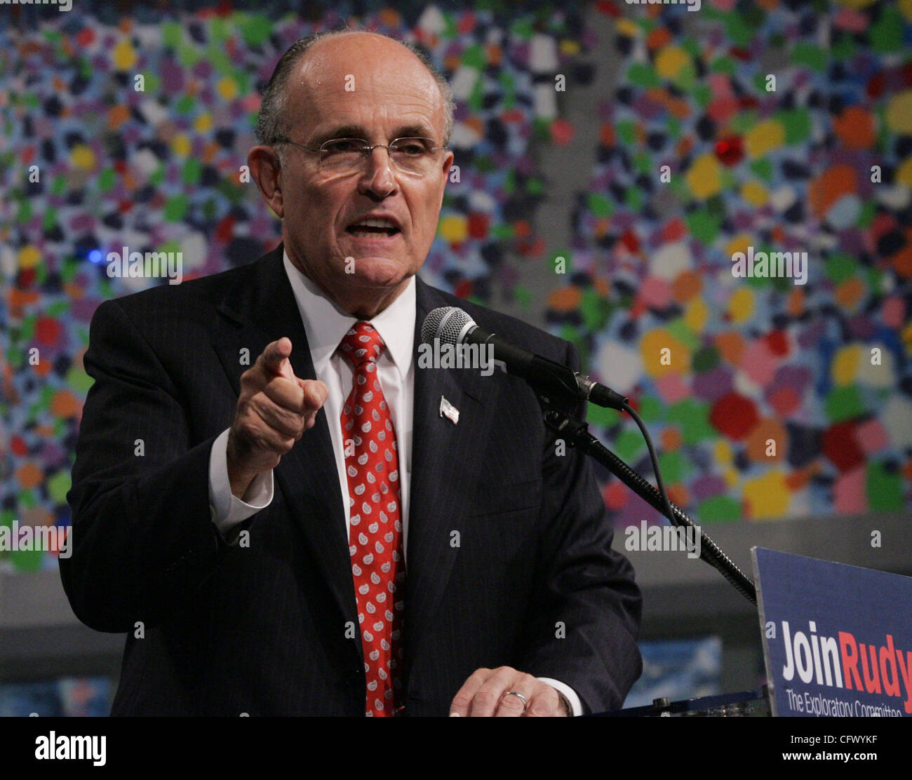 Mar 14, 2007; New York, NY, USA; Possible Presidential candidate and ...