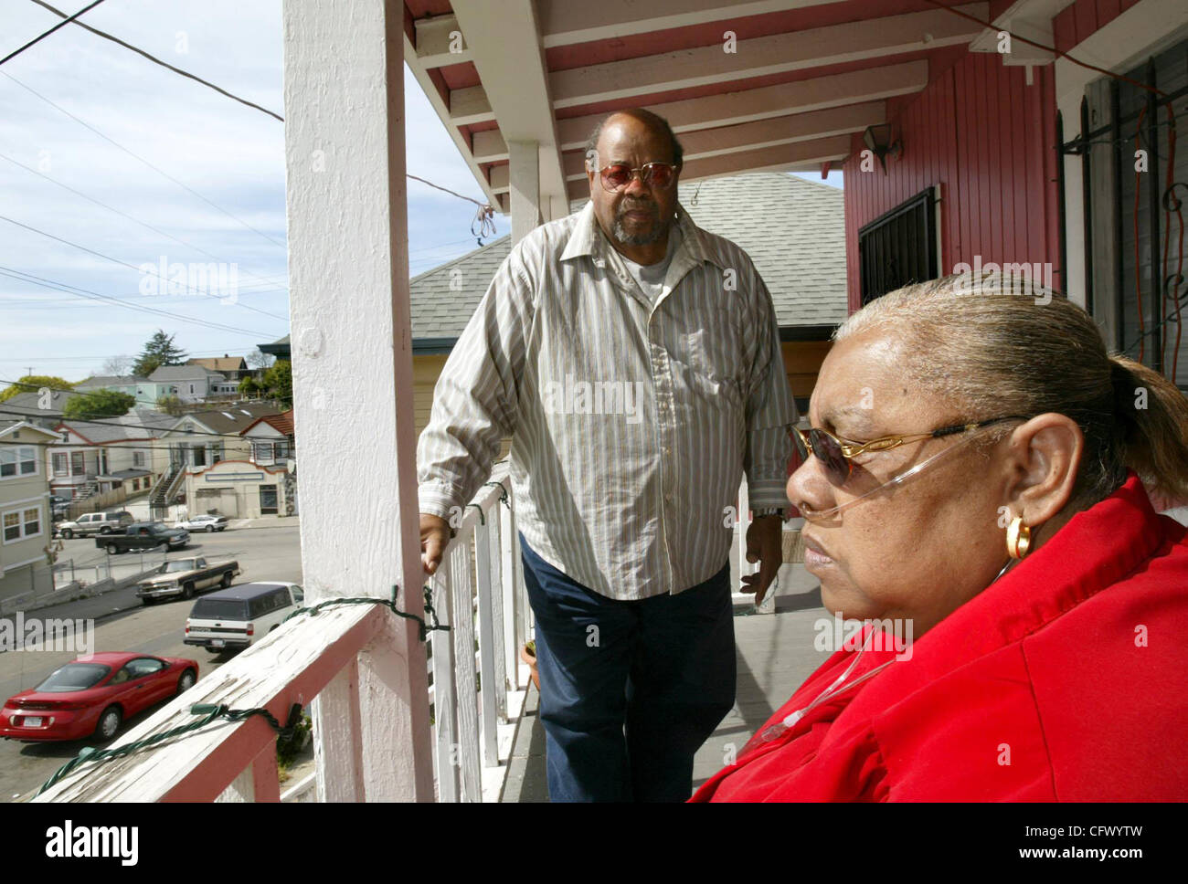 James Morgan, left, and his wife Barbara at their house in Oakland ...
