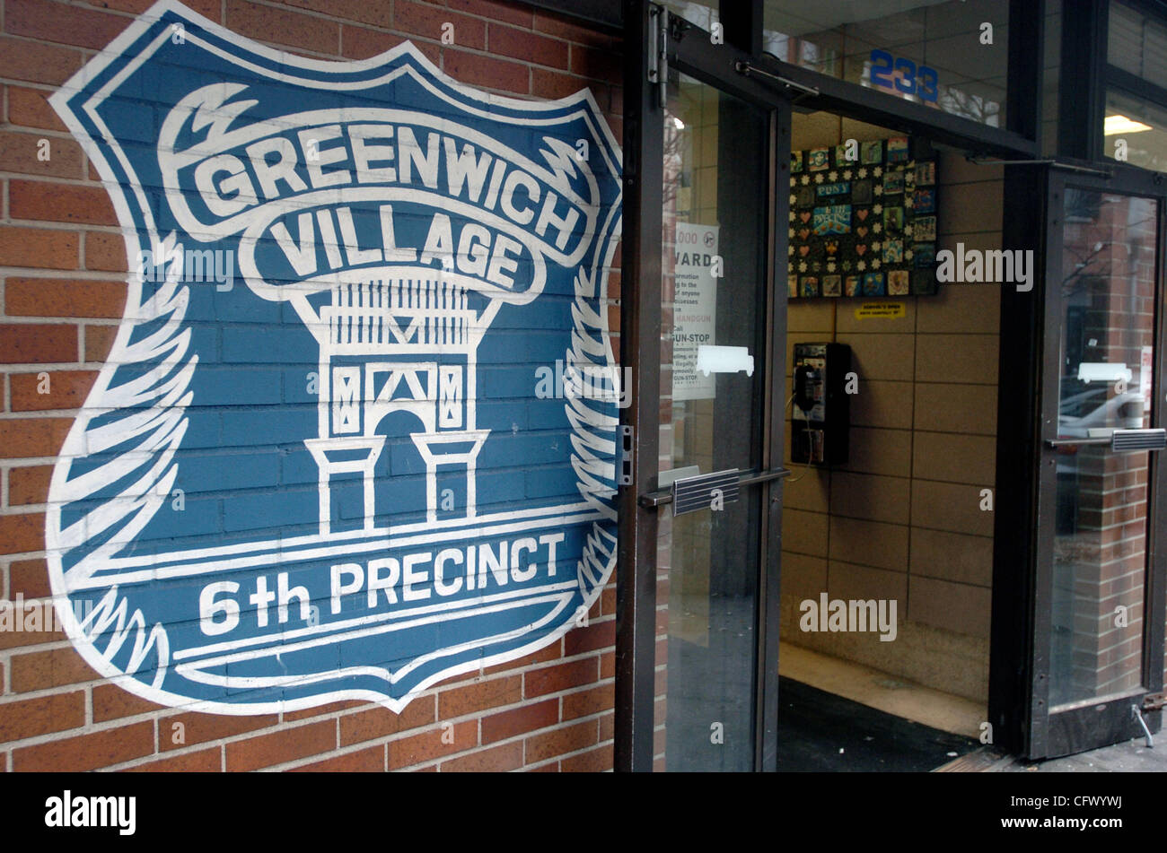 Views of the 6th Precinct, where the two slain auxiliary police ...