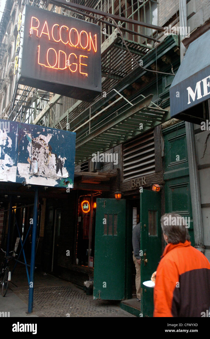 Views of the Racoon Lodge, a bar on Warren Street where David Garvin ...