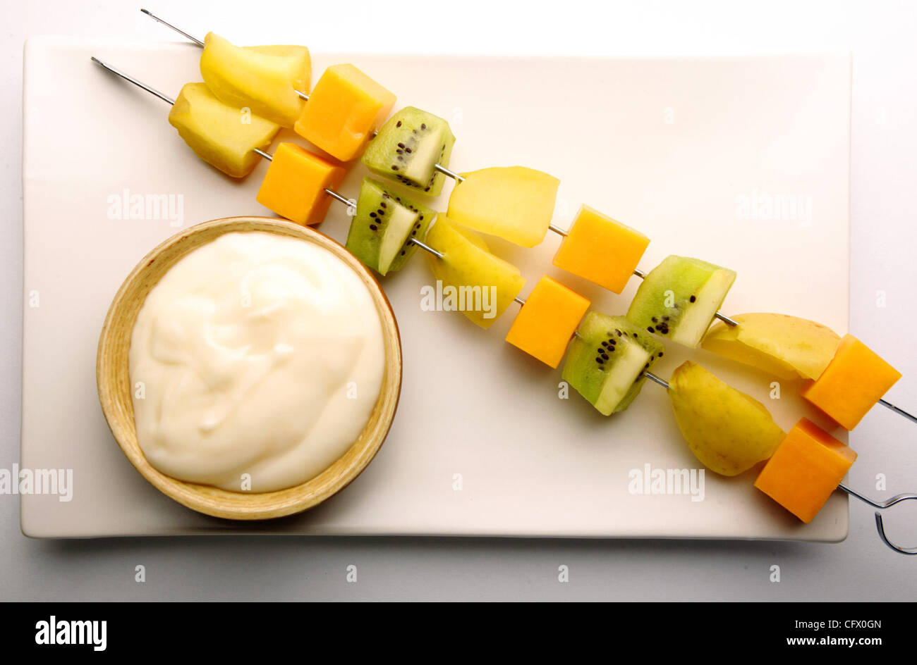 Freit Kebabs for kids (Mike Lucia/Tri-Valley Herald Stock Photo - Alamy