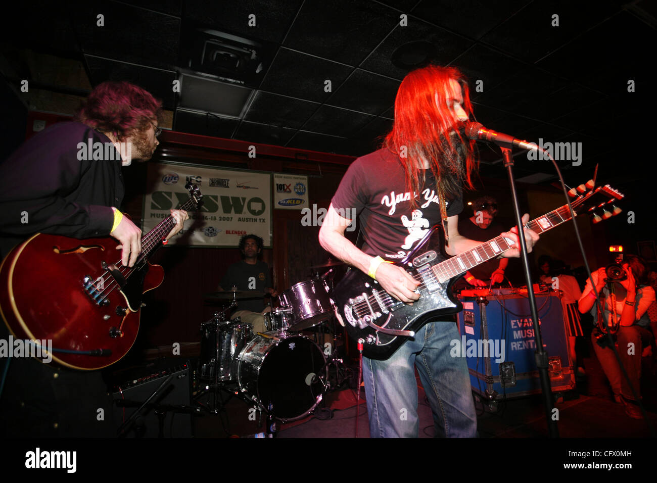 Wooden Shjips performing at Spiro's on March 16, 2007 during South by ...