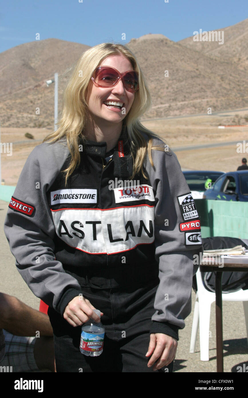 Mar 17, 2007; Rosamond, CA, USA; 2007 Emily Procter prepares for a ...